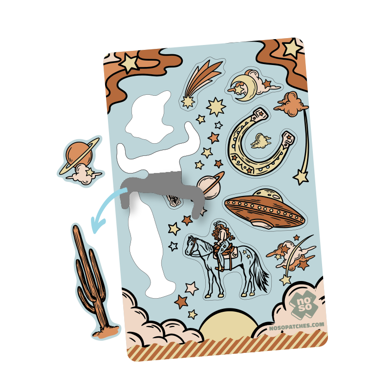 COSMIC COWGIRL DAZZITS- – NoSo Patches